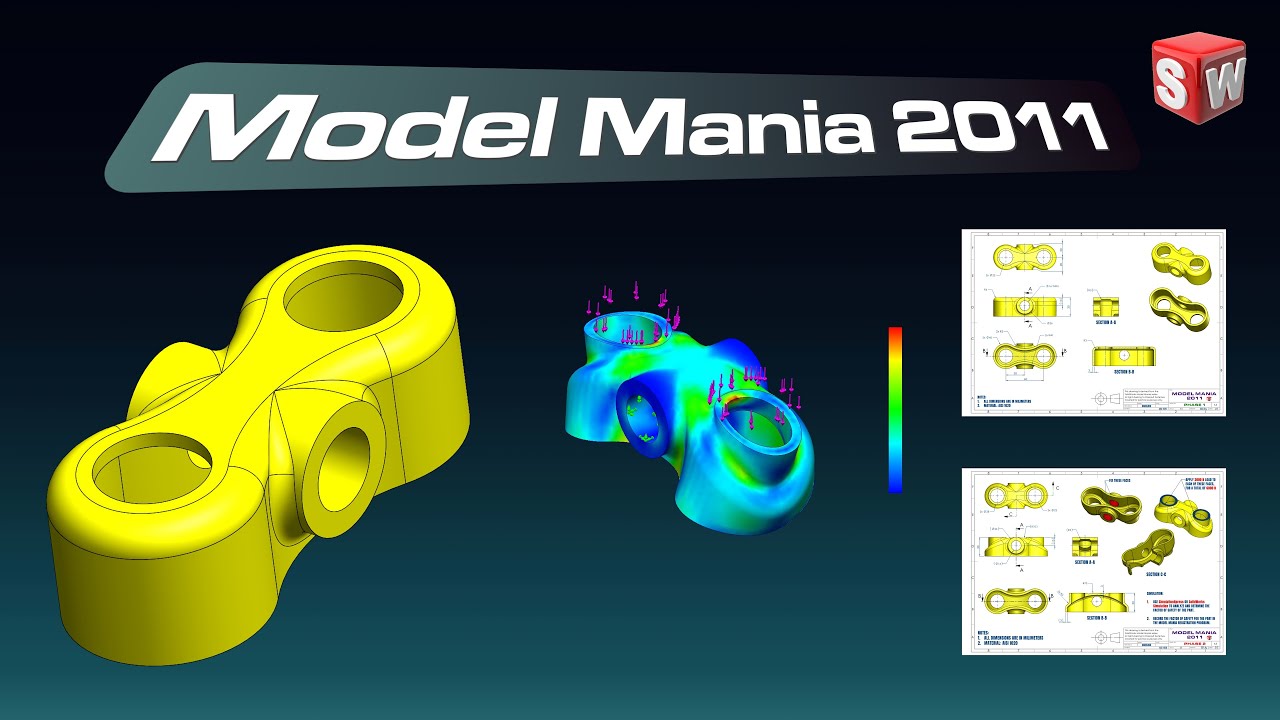 SolidWorks Model Mania 2011 | Remastered Tutorial - YouTube