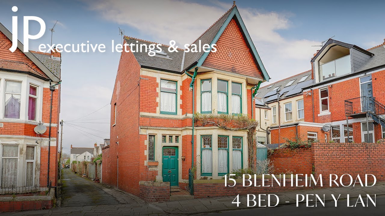 Walk-through property video tour of 15 Blenheim Road - Pen y Lan - YouTube