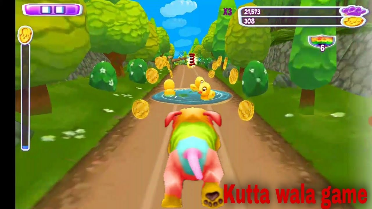 Kutta wala game | Dog run game puppy reaceing Android best running ...