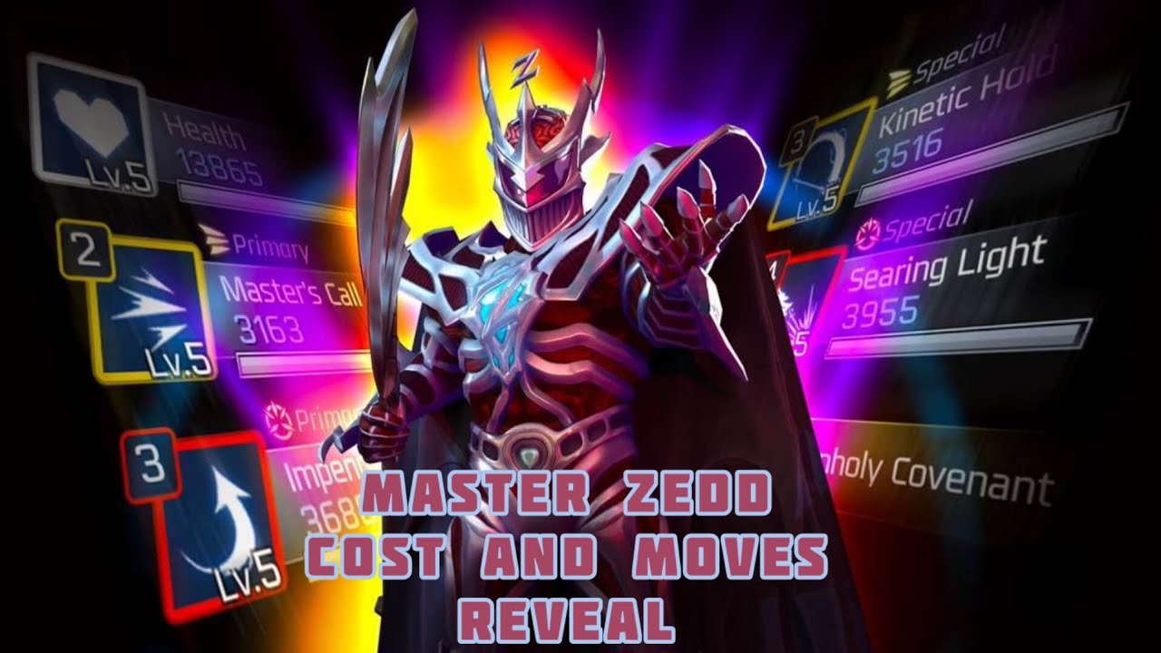 Power Rangers Legacy Wars Master Zedd Cost and Moves Reveal - YouTube