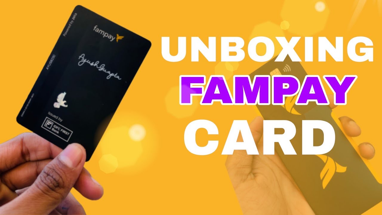 FAMPAY CARD UNBOXING || How To Activate FamPay Card || 🔥 - YouTube
