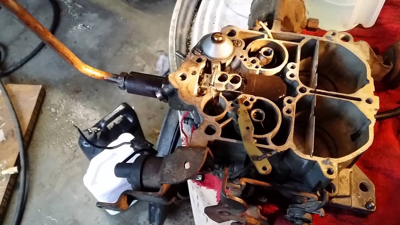 How to rebuild quadrajet - YouTube