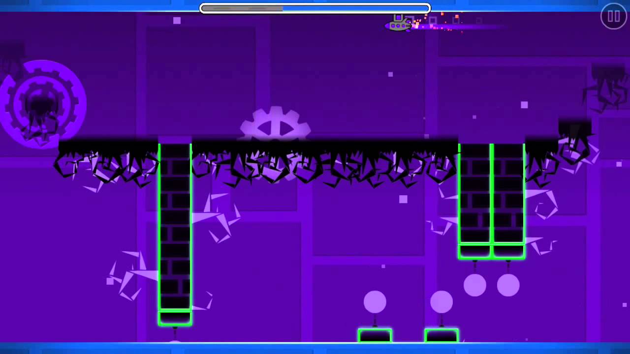 Amazing glitch into Demon Level - Mystic Flow - Geometry Dash - YouTube