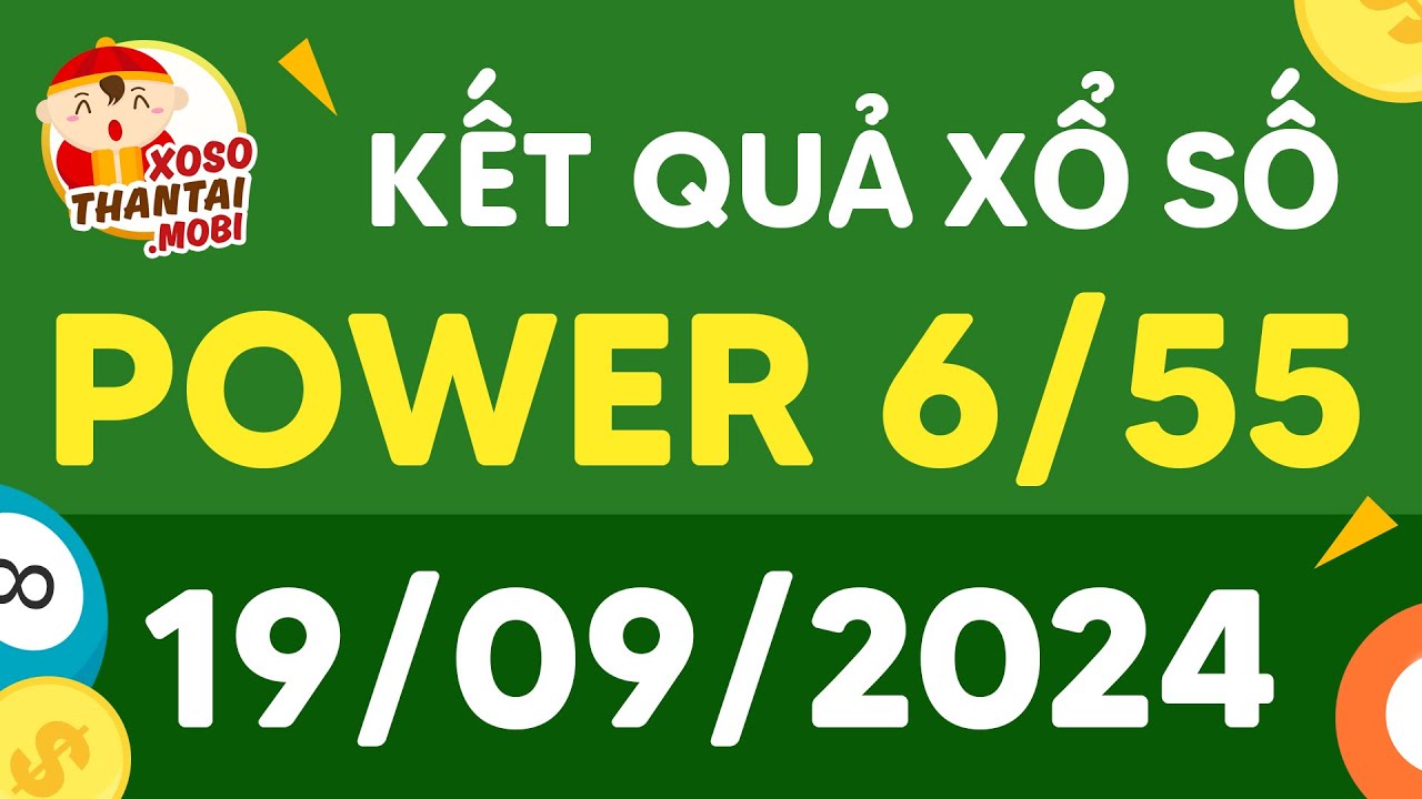 XS Vietlott H m Nay 19 9 2024 X S Power 6 55 XS Vietlott 6 55 Th 