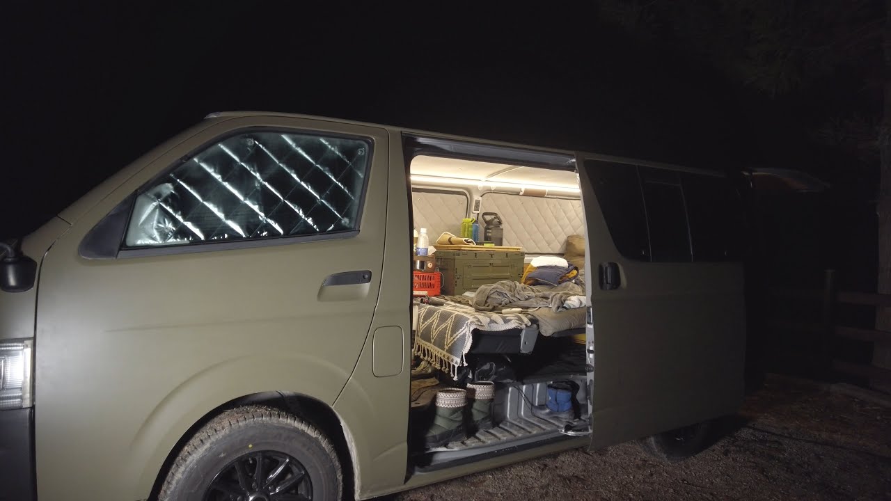 [CAR CAMPING] Spend a fulfilling time in the mountains | Sleep in the ...