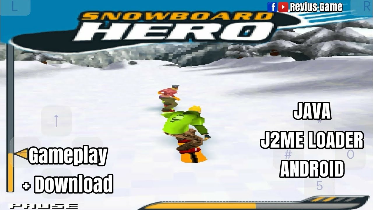 Snowboard Hero Java J2ME Loader Android - YouTube