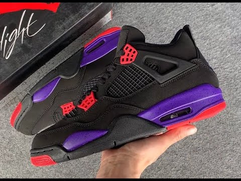 Jordan 4 Retro Raptors (2018) AQ3816-065 - YouTube