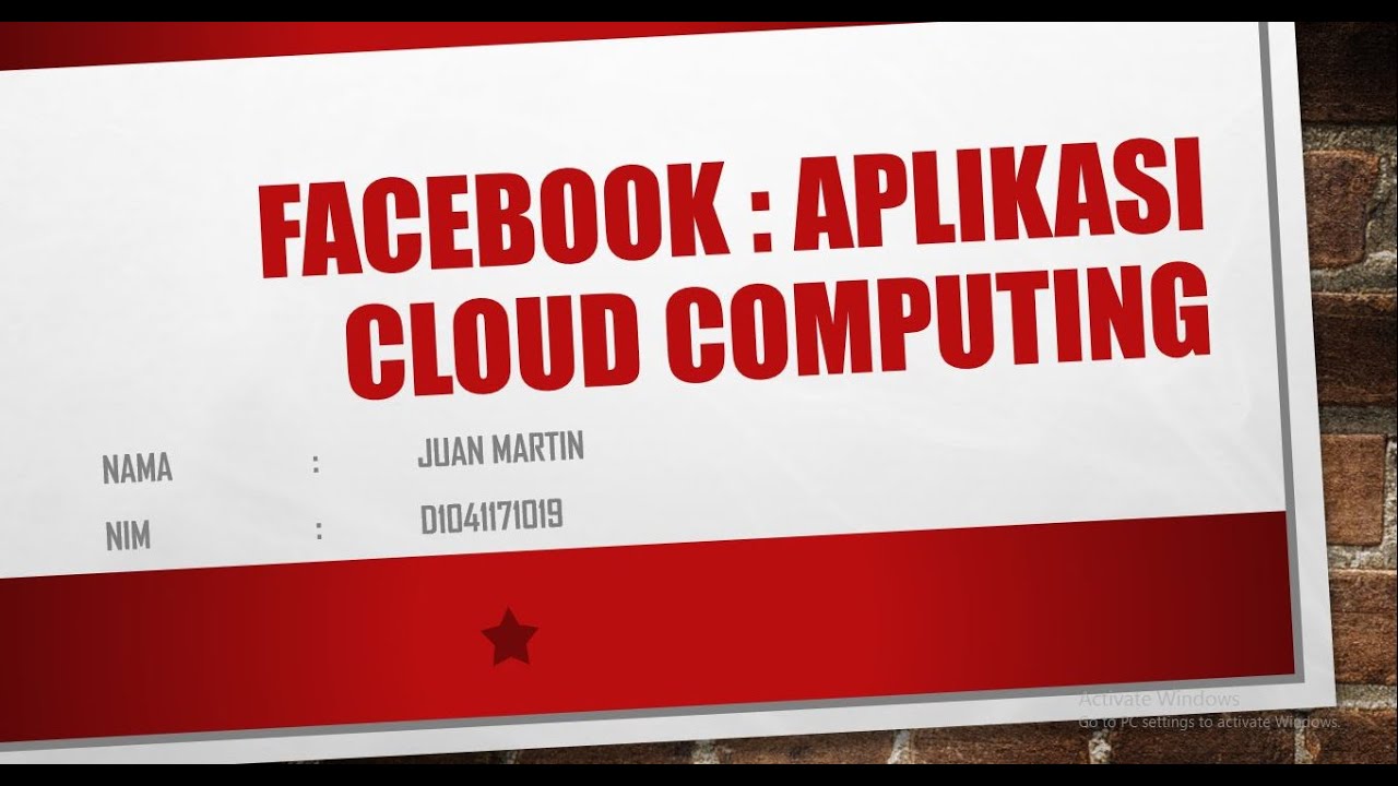 Cloud Computing dalam Facebook - YouTube