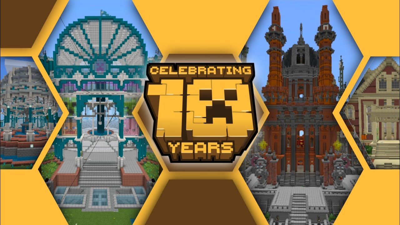 CELEBRATING 10th MINECRAFT...| MAP SHOWCASE | MINECRAFT - YouTube
