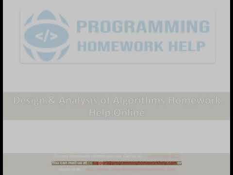 Algorithm Homework Help - YouTube