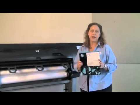 HP Designjet Z6200 Plotter Replacing Ink, Print Head and Maintenance ...