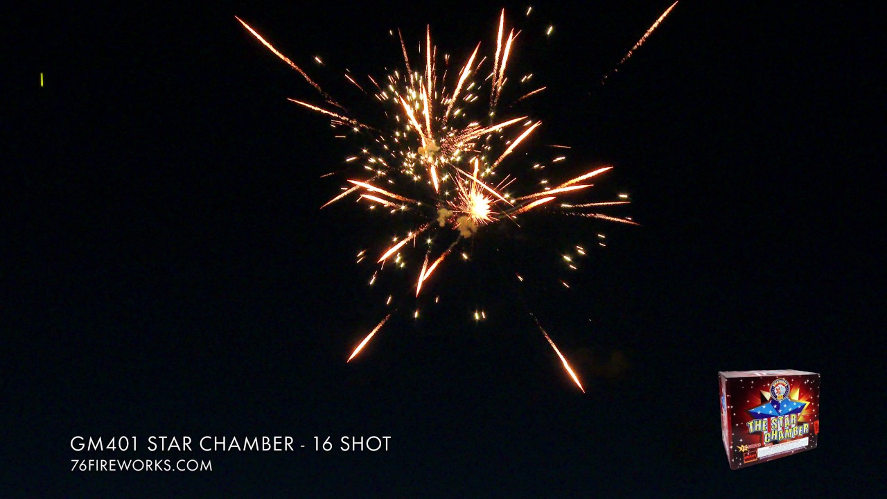 GM401 Star Chamber - 16 Shot Fireworks - YouTube