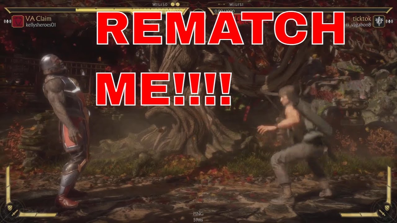 FATALS me Mid-Set, then Begs for Rematch after Lose # ...