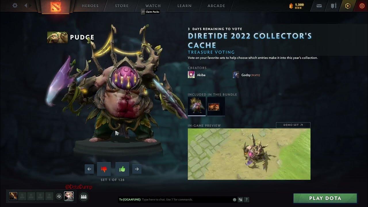 Who Did I Vote For In This Year's Diretide Collector's Cache? - YouTube