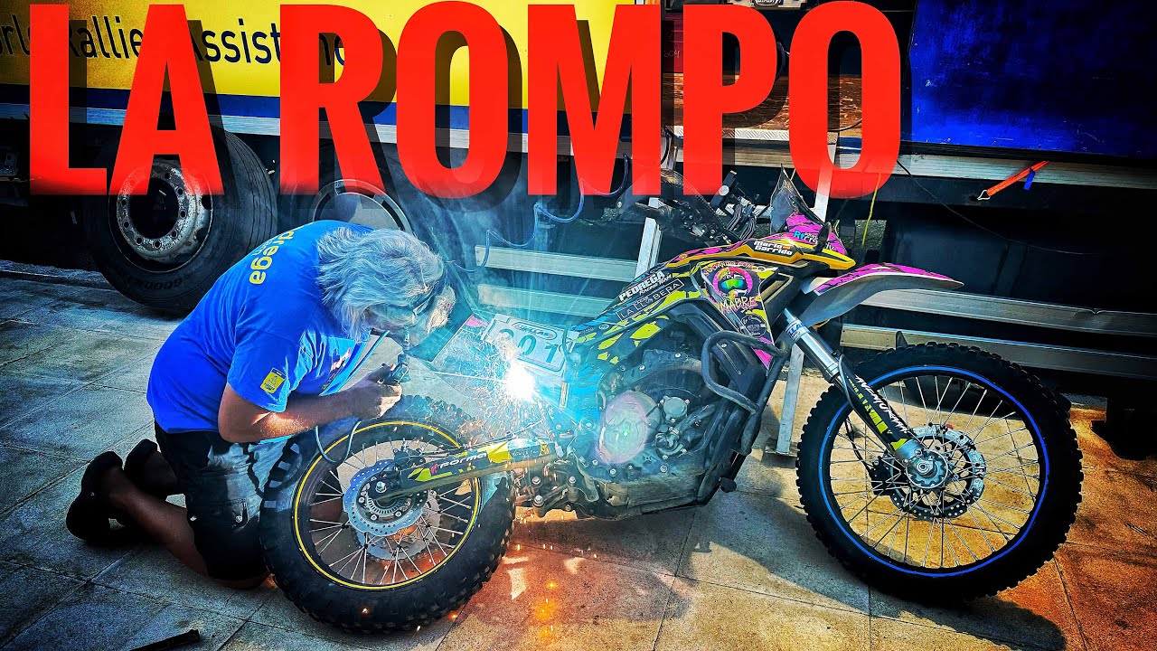 Rompo la Voge 300 en el Final del Hellas Rally - YouTube