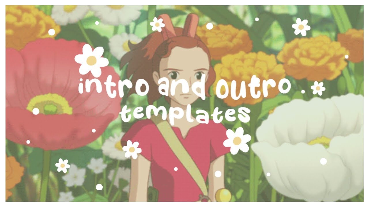 ౨ৎ ˖ ࣪⊹ Aesthetic Anime Intro and Outro Templates #45 - Vitamejiku ...
