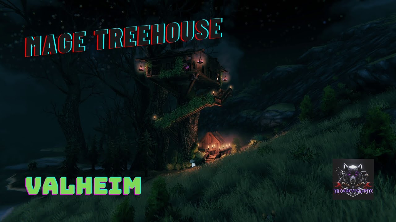 Valheim: showcase Mage TreeHouse - YouTube