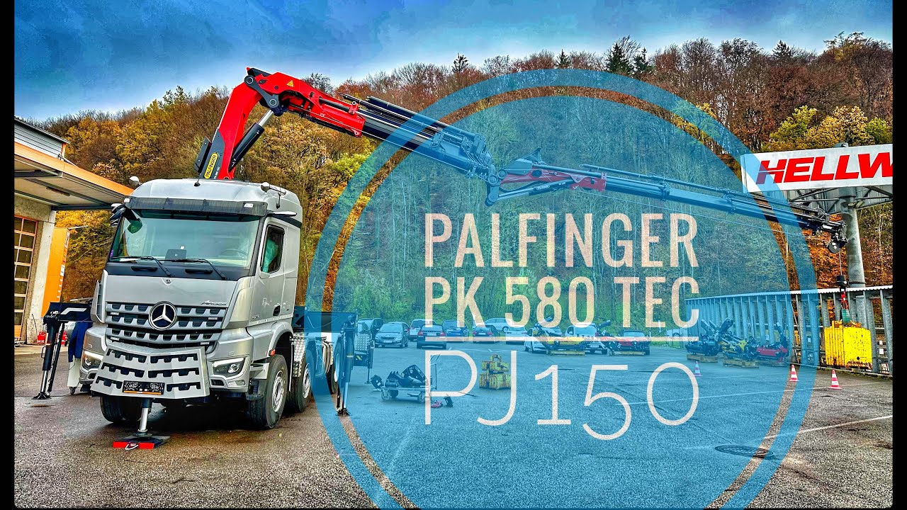 PALFINGER PK 580 TEC PJ150 - YouTube