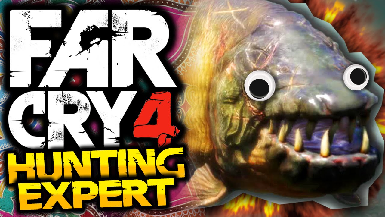 Far Cry 4: Hunting Expert! - #2 - DEMON FISH! - (FC4 Funny Moments ...