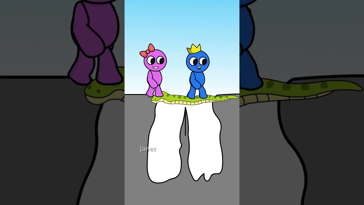 Red Wanted To Hurt Mom Snake But Failed | Rainbow Friends Animation # ...