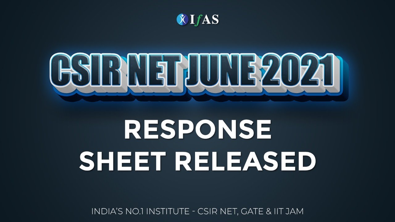 Official CSIR NET Provisional Answer Key 2021 is Released | CSIR NET ...