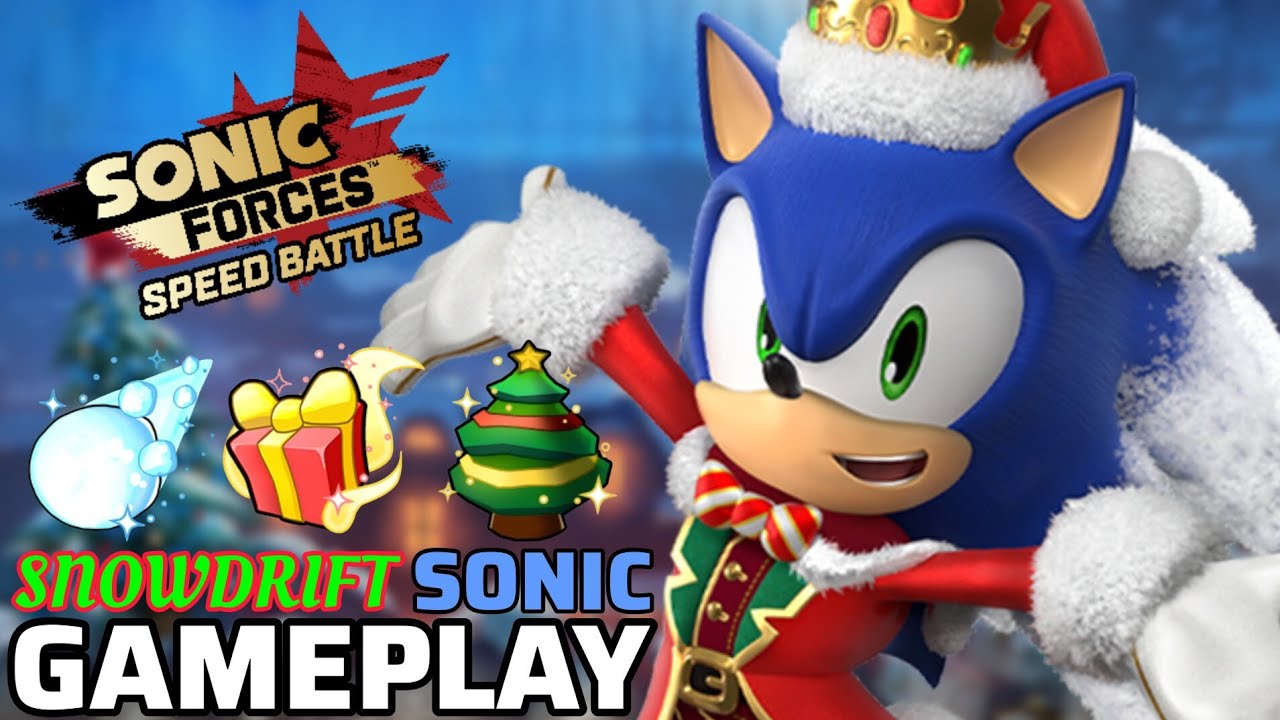 Snowdrift Sonic Gameplay - Sonic Forces: Speed Battle🔥 - YouTube