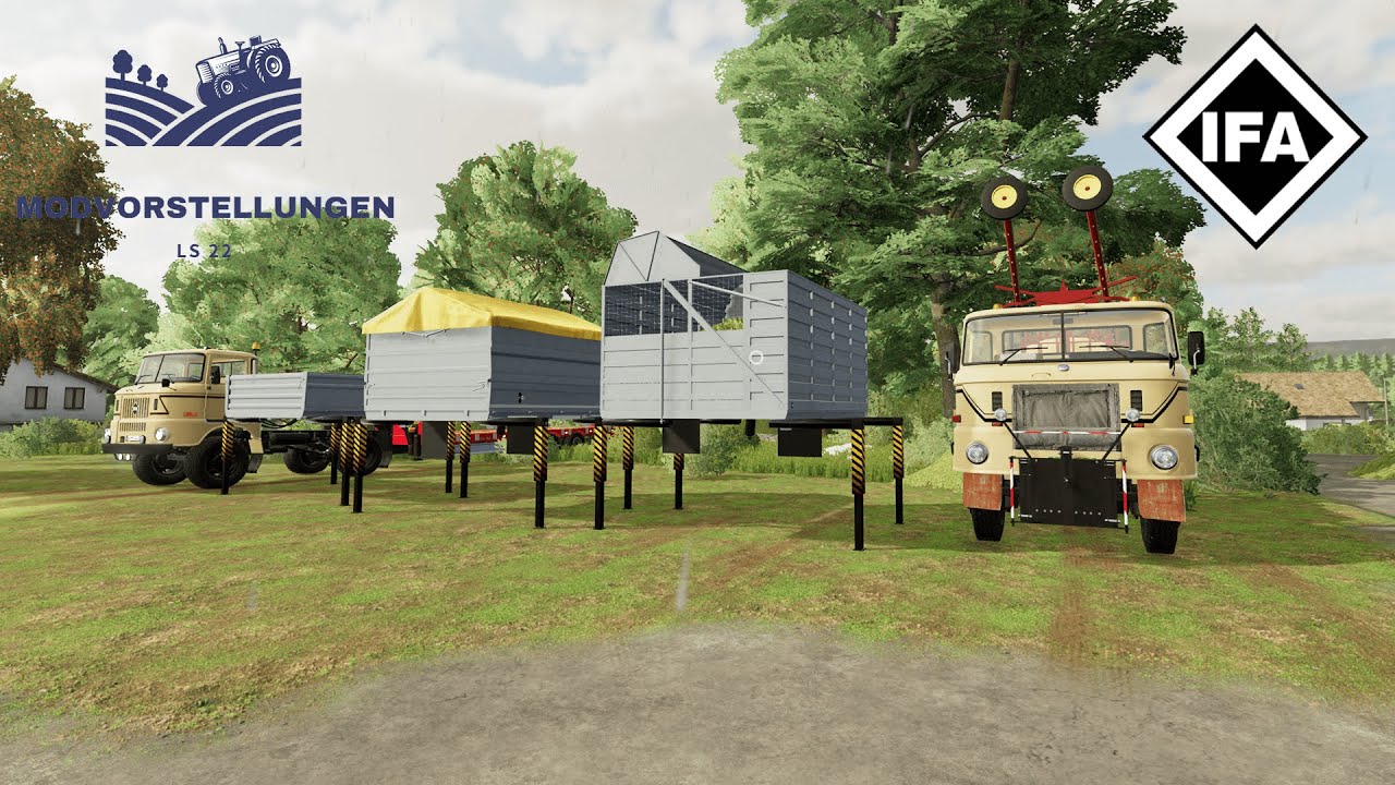 LS22 ModVorstellung/IFA W50 Wechselbrücke - YouTube