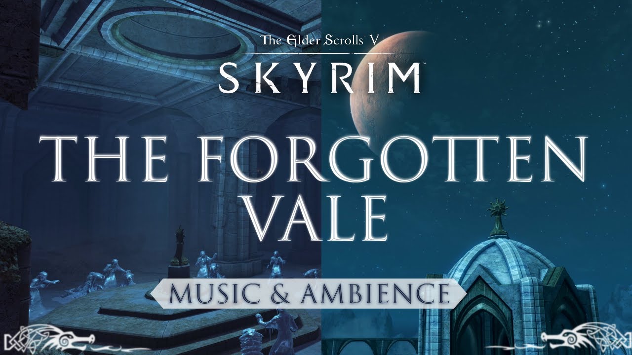 The Forgotten Vale | Relaxing Skyrim Music & Ambience | Forests, Mountains, Rivers | 3 Hours ...