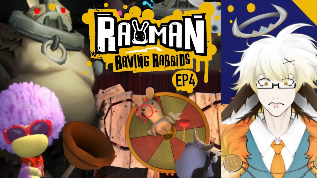 Not Cow Milking Again!!! ;-; | Rayman: Raving Rabbid Ep4 - YouTube