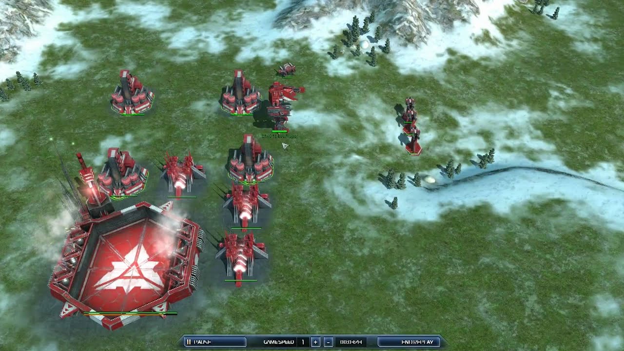 Supreme Commander 2 - Xinister VS Soulripper (HD) - YouTube
