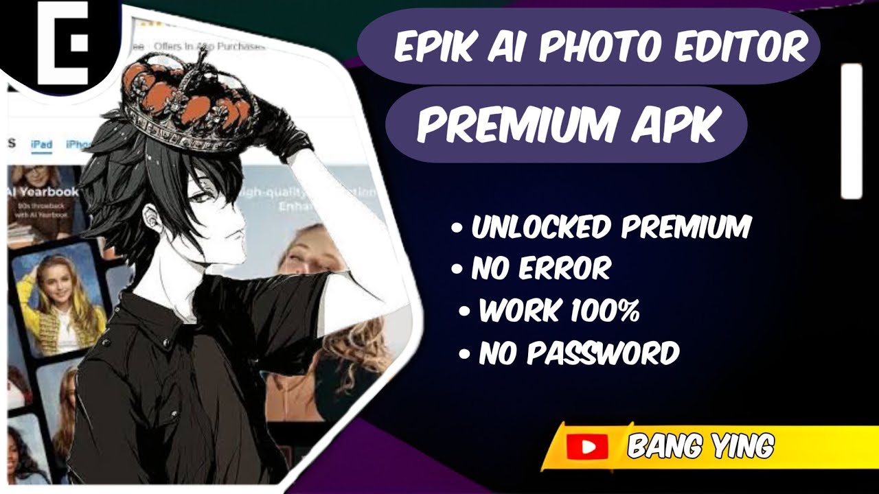 NEW EPIK PRO PREMIUM TERBARU DI JAMIN WORK | EPIK AI PHOTO EDITOR ...