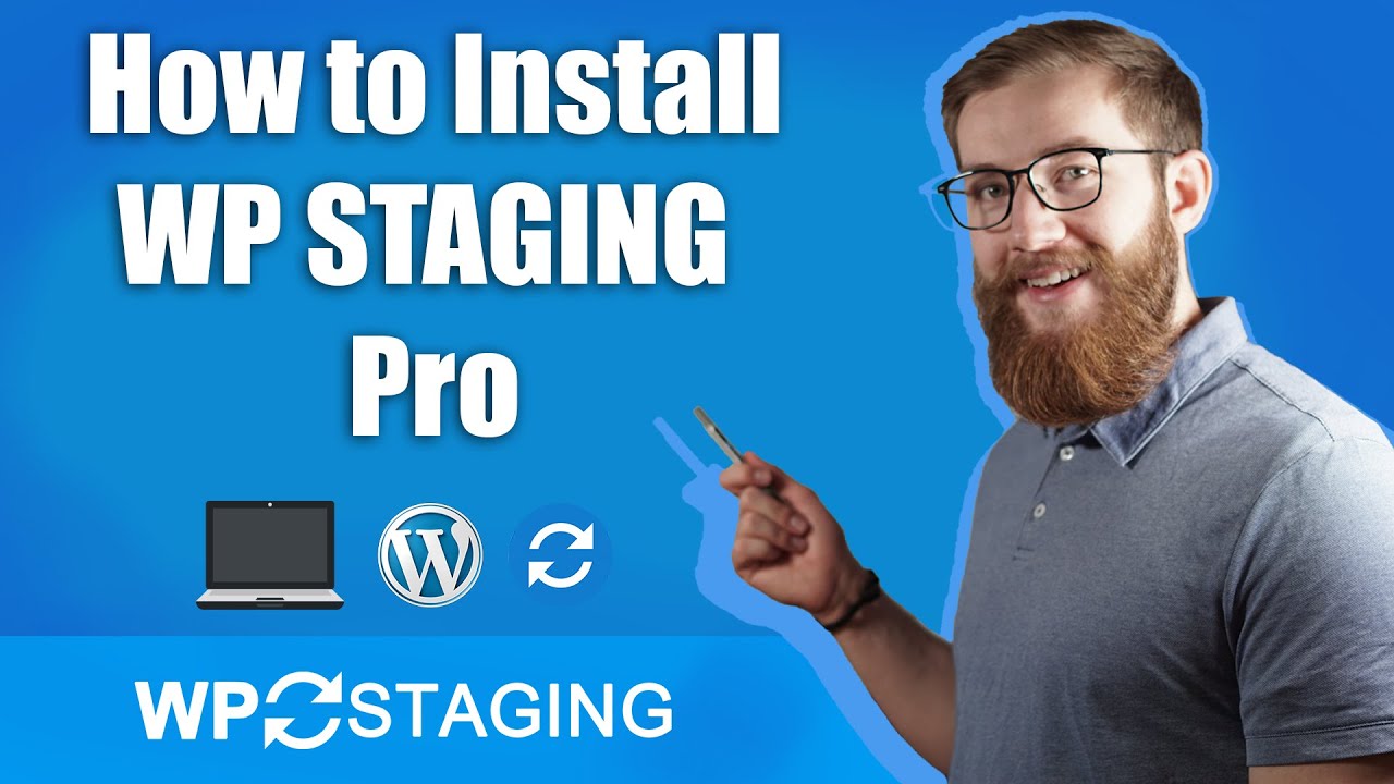 How to Install WP STAGING PRO - WordPress Staging Site - YouTube
