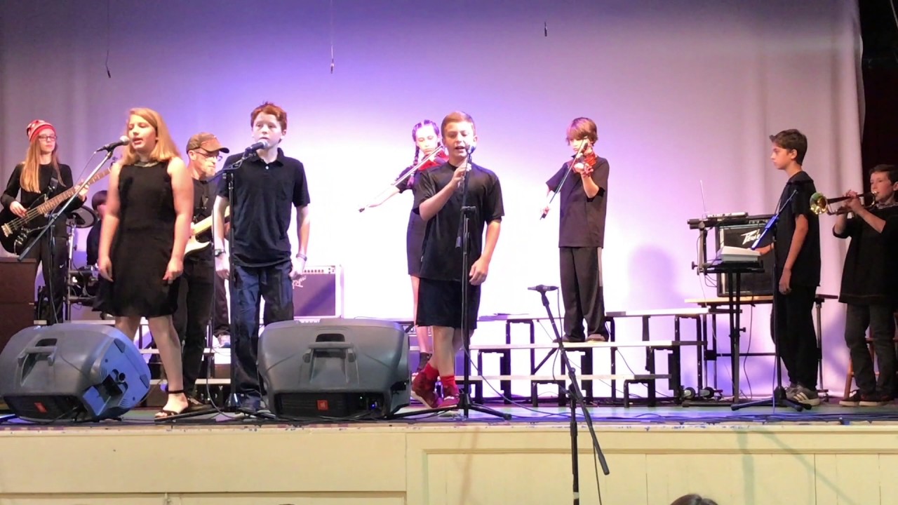 Music Ensemble performs Play That Funky Music - YouTube
