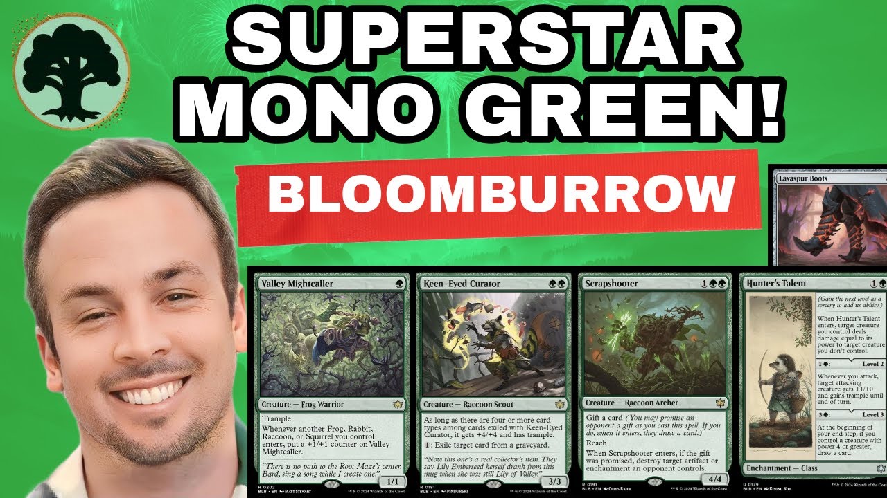 New MONO GREEN is TOP TIER! (BLOOMBURROW STANDARD) - YouTube