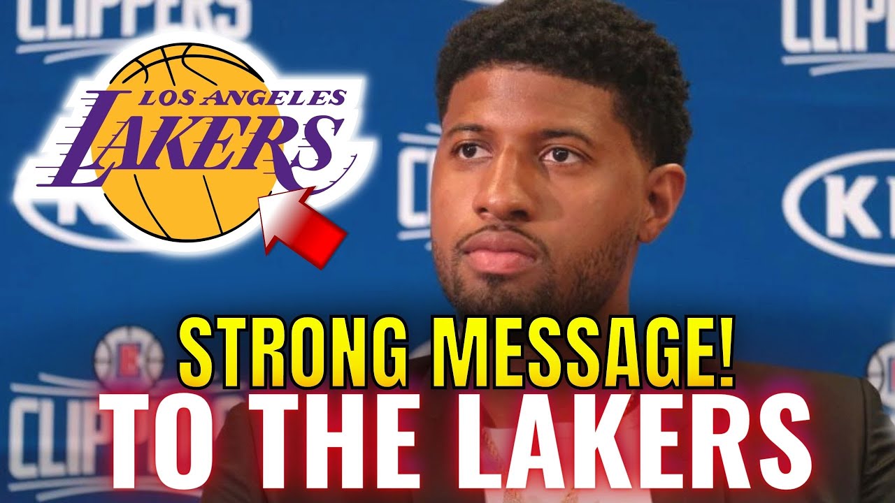 SURREAL! SEE WHAT PAUL GEORGE SAID ABOUT THE LAKERS! EXPLODED ON THE ...