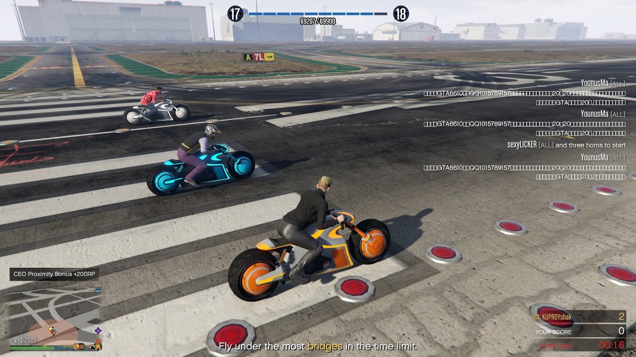 Nagasaki Shotaro Bike race at airport #gtav - YouTube