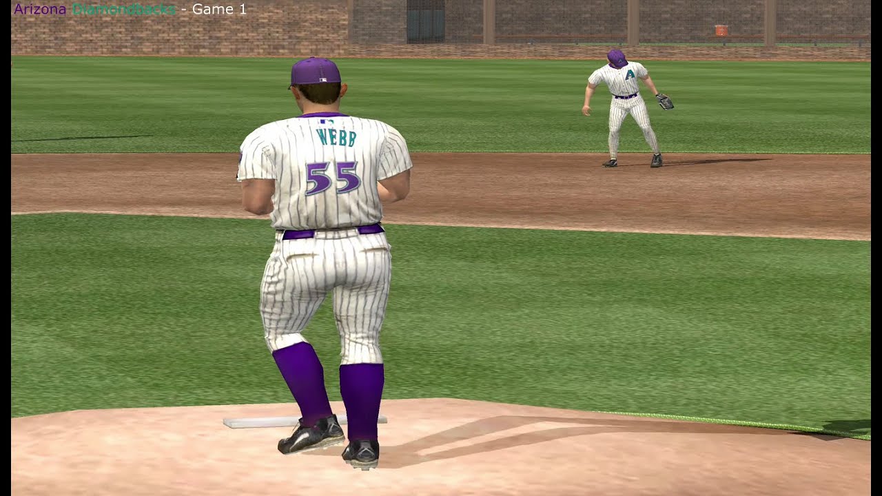 MVP Baseball 2005 - AZ D-Backs - Game 1 - YouTube