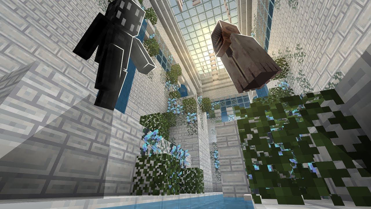 Exploring the Pool Rooms in Minecraft - YouTube