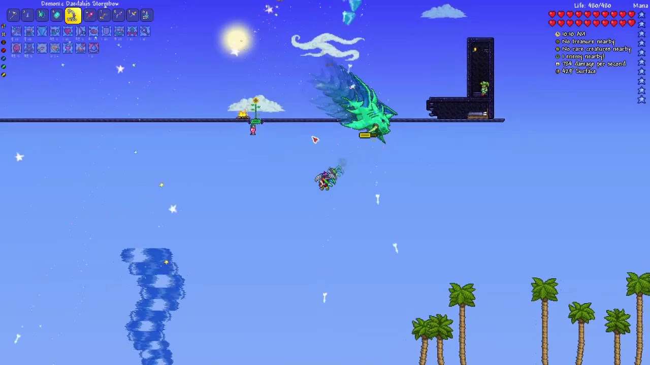 Terraria - Farming Duke Fishron Trophy - YouTube