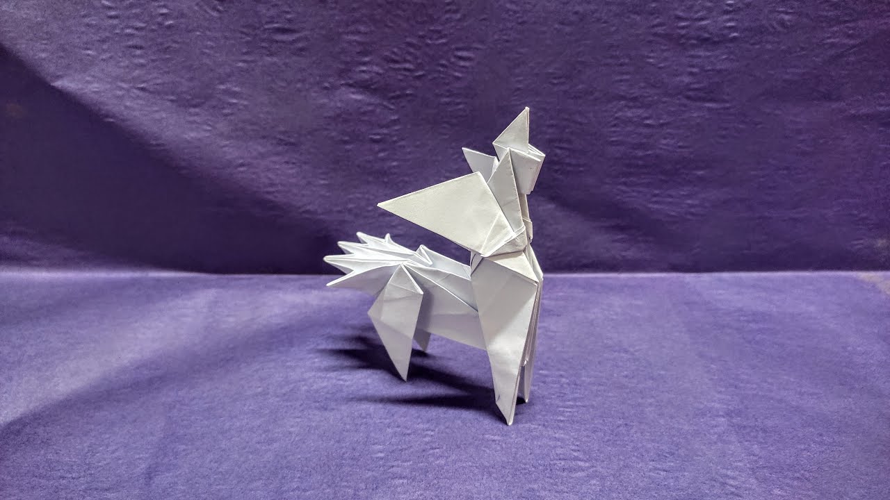 How To Make a paper Origami Pokemon Palkia (Origin Forme) - Origami ...