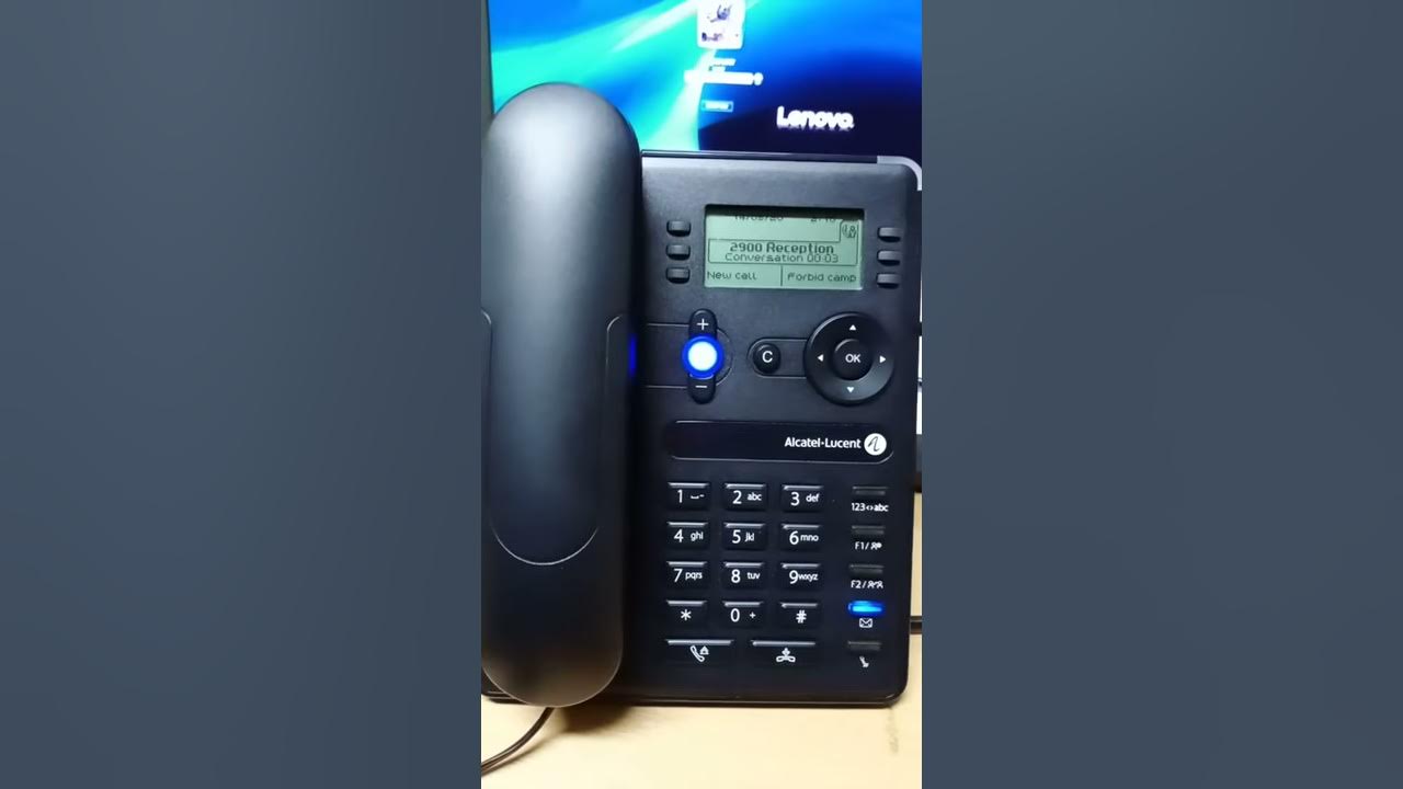 Alcatel-Lucent 8008/8008G Deskphone | NOE mode | Outgoing Call - YouTube