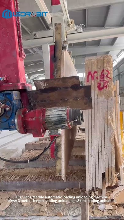Automatic Loading Unloading Machine for Big Slabs Big marble 2.5ton/3ton - YouTube