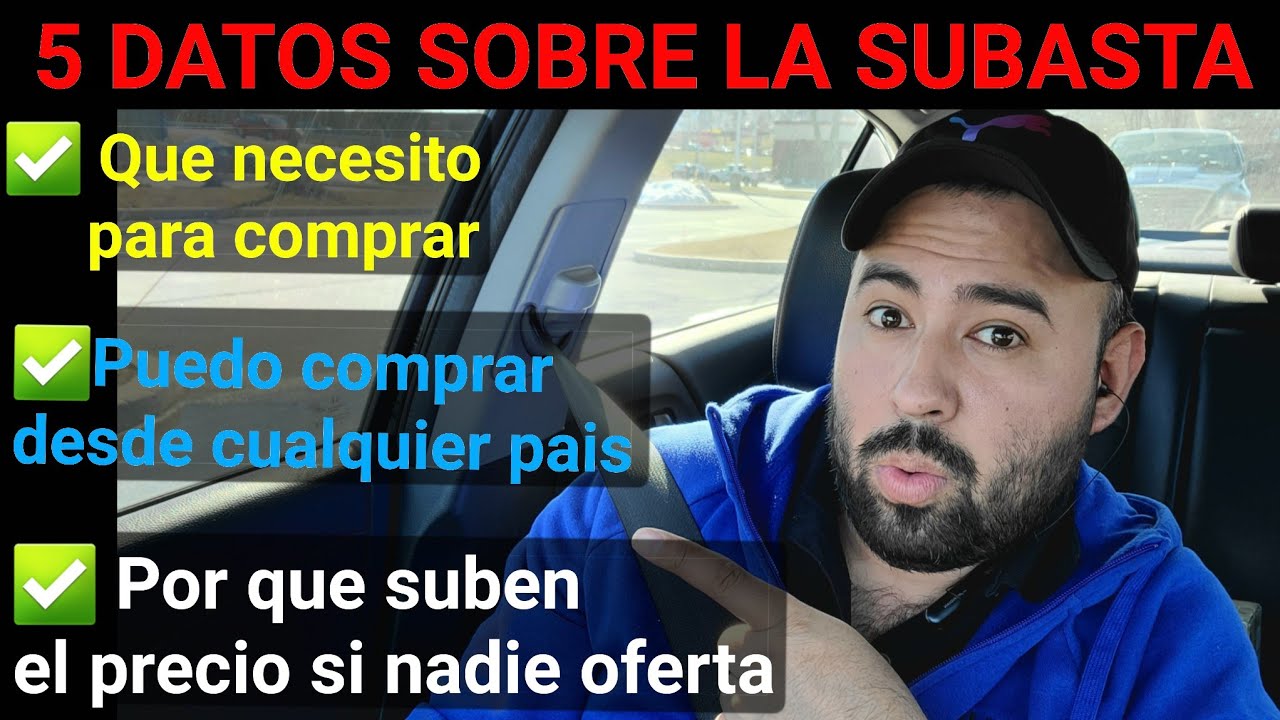 🚫5 PUNTOS IMPORTANTE que NECESITAS SABER sobre la SUBASTA - YouTube