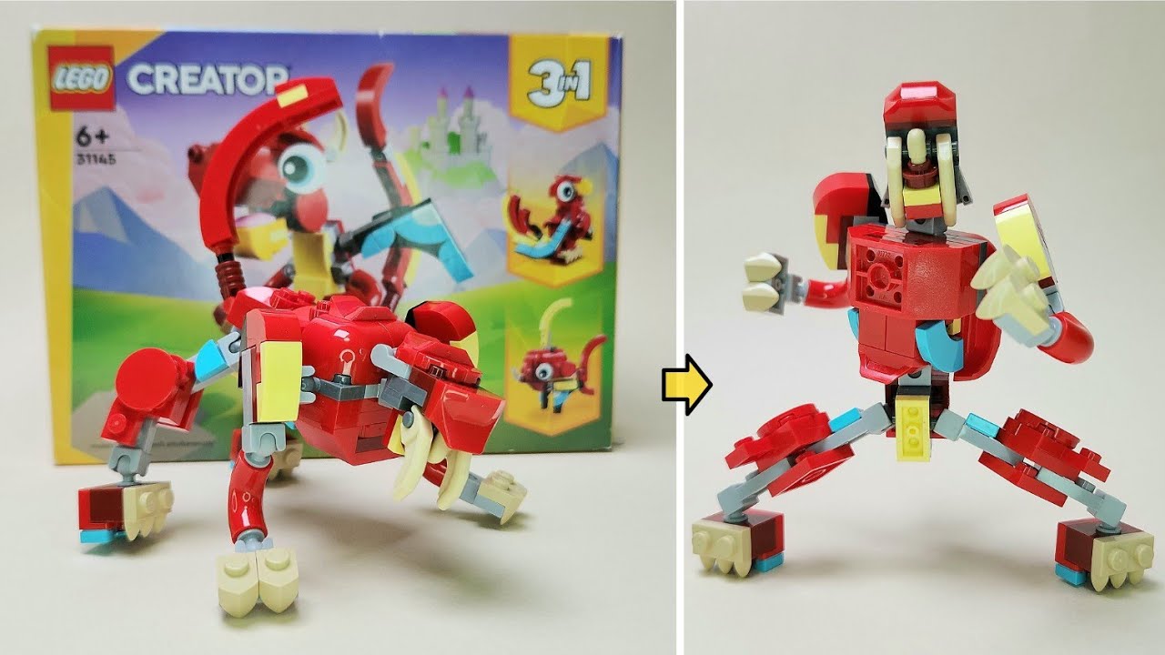 Lego 31145 Alternative Build (Leopard Robot) / 레고 31145 다르게 만들기 (표범 로봇 ...