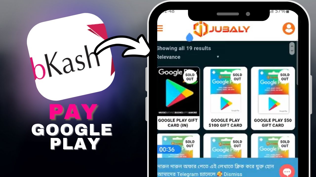 How to Pay Google Play with Bkash in SECONDS! - YouTube