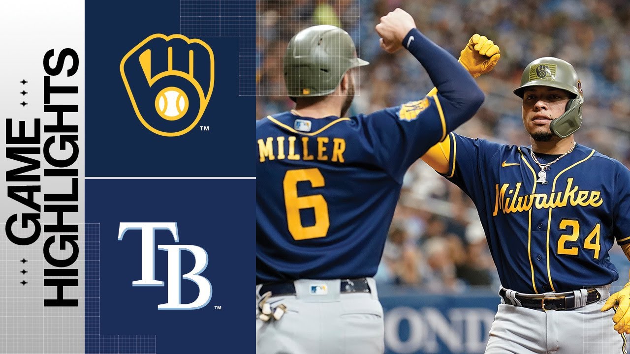 Brewers vs. Rays Game Highlights (5/21/23) | MLB Highlights - YouTube