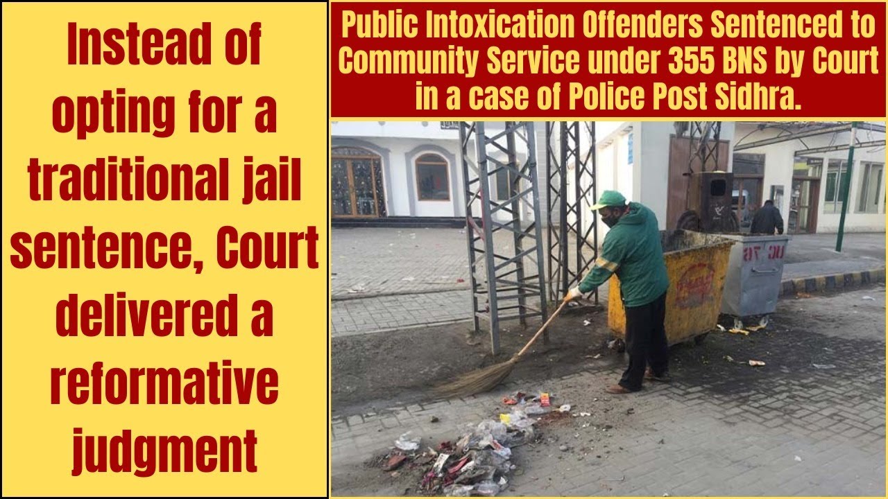 Public Intoxication Offenders Sentenced to Community Service under 355 ...