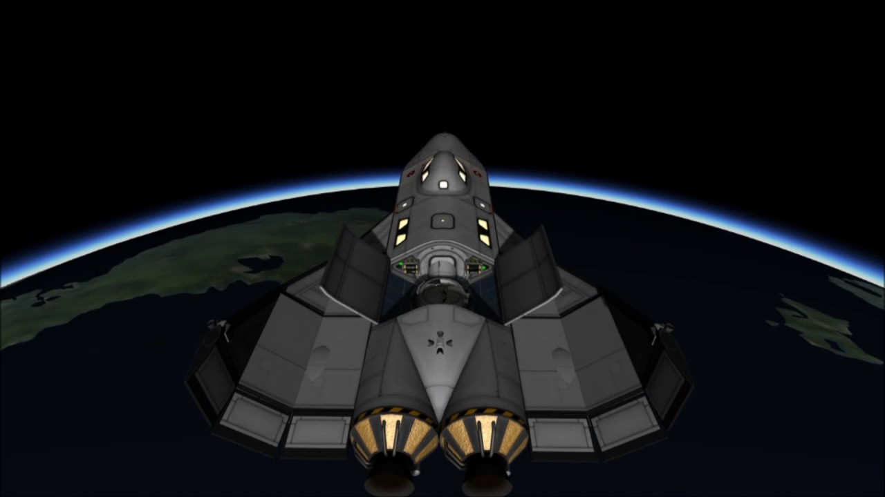 KSP (Crafts): MTS Shuttle Launch Demonstration - YouTube