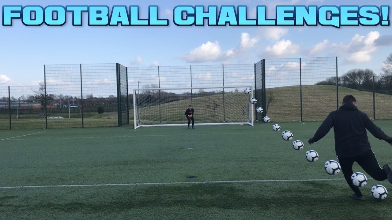 FOOTBALL CHALLENGES ARE BACK!? AMAZING GOALS SCORED! - YouTube