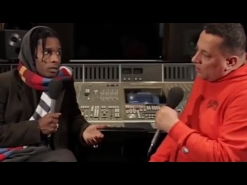 Asap rocky farts during interview 😂✅